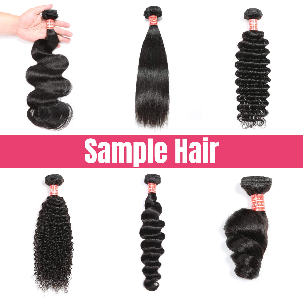 100% Human Hair Bundle Deals, 3 Hair Bundles with Closure – Black Show Hair