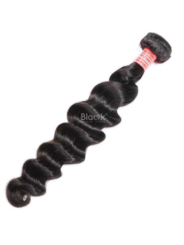 Loose Deep Wave Hair Bundles Virgin Hair 1 Bundle - Black Show Hair